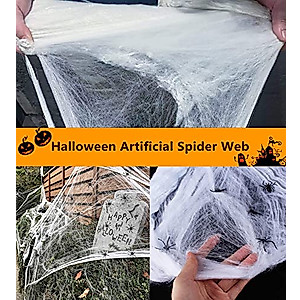 Skeleton Animated Halloween Decorations, Screaming Halloween Decor with Motion Activated & Light Sensor, Spooky Prisoner Cage with Spider Web Haunted House Decorations by CRILEAL, Ghost with Long-hair