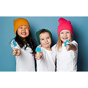 Shark Lollipops Variety Mixed Fruit Flavor Party Suckers Perfect Shark Party Favors For Your Shark Birthday Party (Pack of 12)