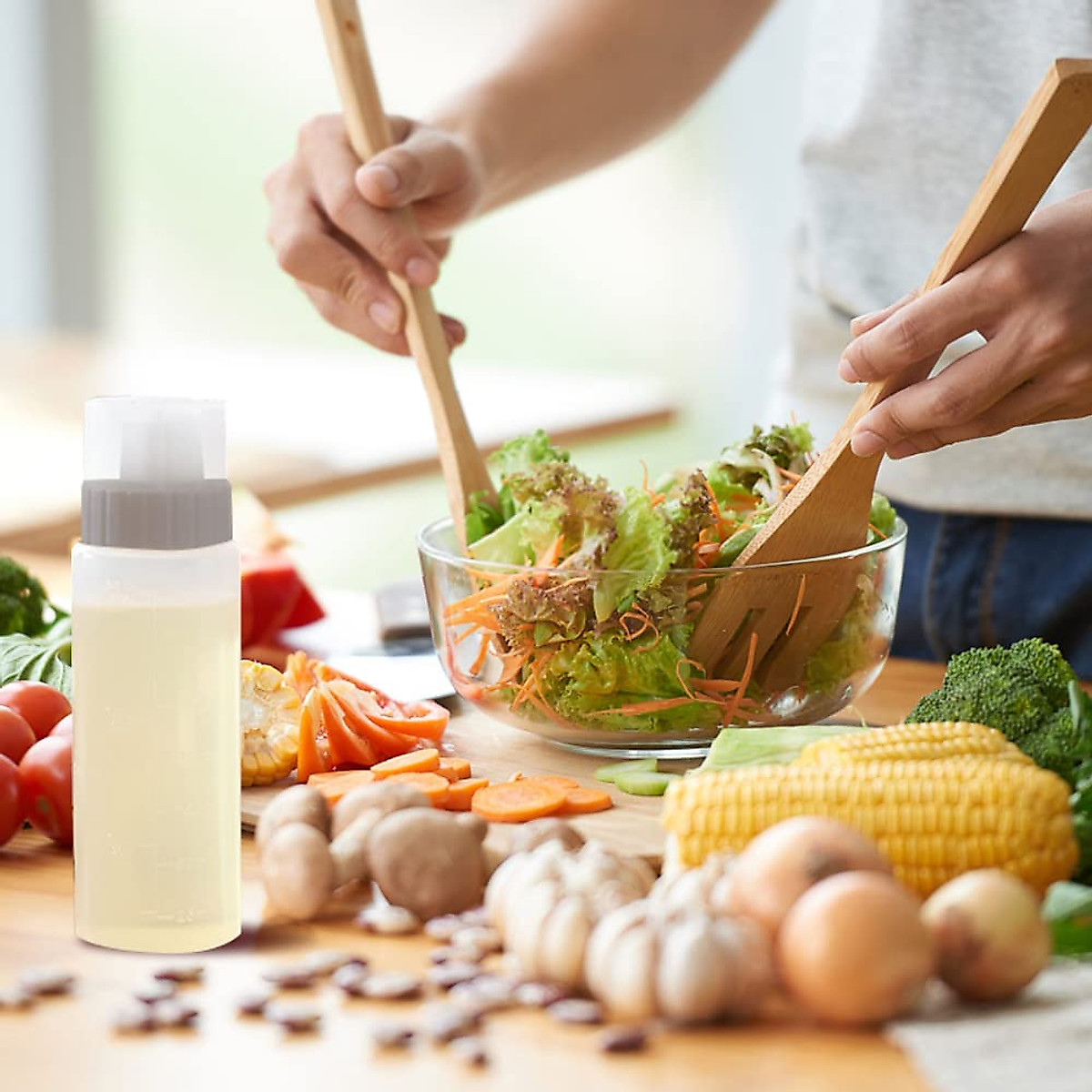 5-Hole Sauce Squeeze Bottle, 175ml Measurable Condiment Squeeze Bottle with Leak Proof Cap, Plastic Clear Sauce Squeeze Bottle Refillable Condiment Containers for Ketchup Jam Mayonnaise BBQ Sauce