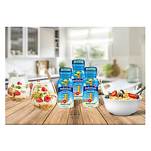 PediaSure Immune Support Kids Protein Shake Grow & Gain Vanilla Flavors, 8 Fl Oz 8 Pack, by Drinkolin