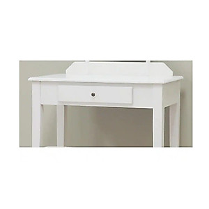 Frenchi Home Furnishing Vanity Set, One Mirror, White