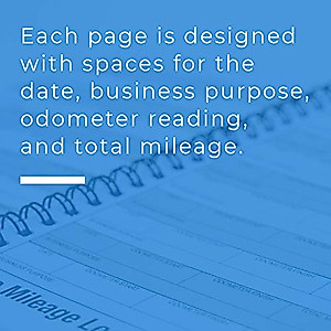 Auto Mileage & Expense Notebook – Vehicle Mileage Log, Miles Log Book to Track Over 400 Rides or Sessions, Track Odometer for Business Driving or Rideshare Apps – 5 x 8 Inches, 60 Pages (Pack of 1)