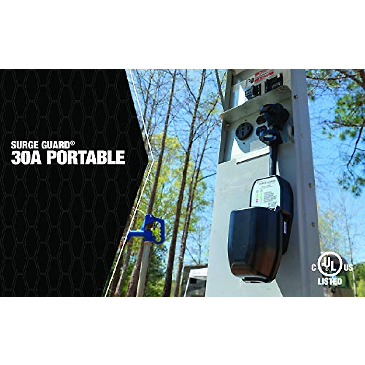 Southwire Company LLC 44380 Surge Guard 30A Portable , black