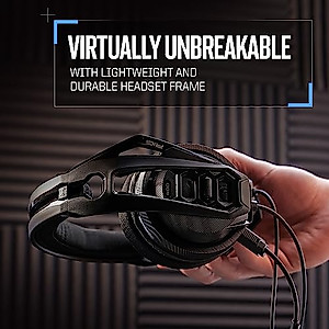 RIG 400HC Multiplatform Performance Gaming Headset with Removable Noise Canceling Microphone for Xbox Series X|S, Xbox One, Playstation, PS4, PS5, Nintendo Switch, and PC - Black