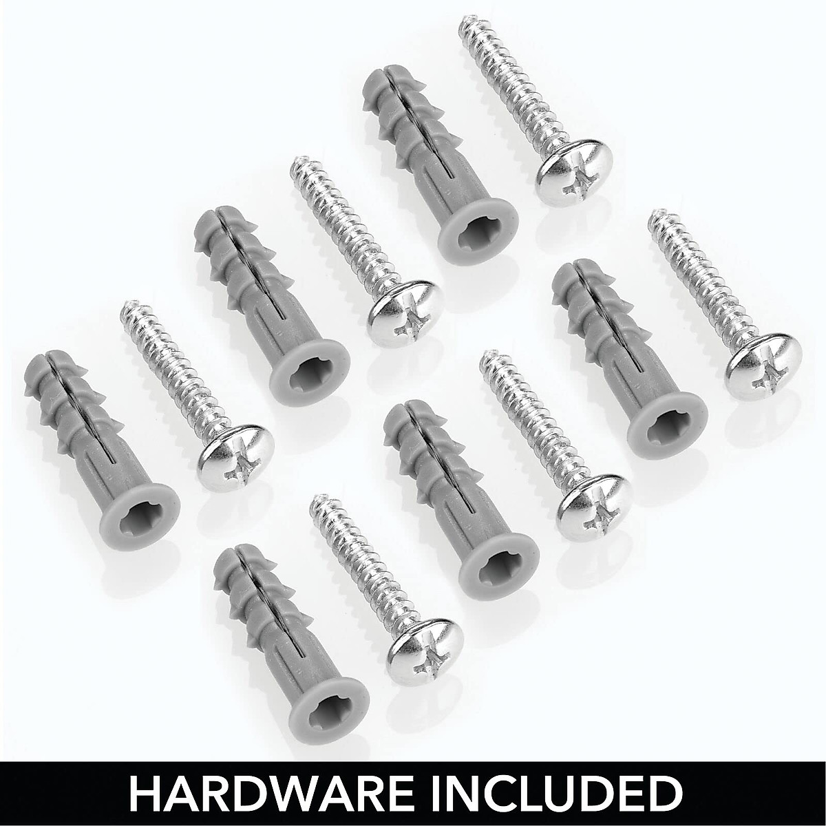 mDesign Metal Towel Shelves – Towel Rack for The Bathroom with 6 Compartments – Practical Bathroom Accessories for Both Large and Small Towels – Silver