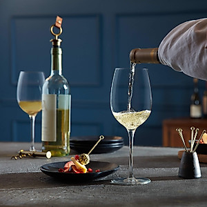 Libbey Signature Kentfield Estate All Purpose Wine Glasses Set of 4, Long Stem Wine Glasses for Red and White Wine, Perfect Wine Glass Gift Set