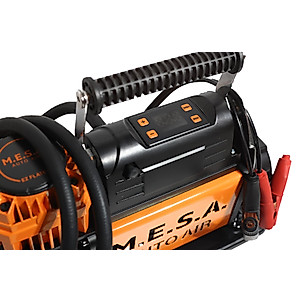 EZ FLATE M.E.S.A 12V Air Compressor Kit, Portable Air Compressor, 5.65 CFM, Offroad Air Off Road Air Compressor, Heavy Duty Pump for Car Tire, Max 150 PSI for 4x4 Vehicle, Offroad Tire Inflator