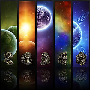 Large Massive 10-330 Grams Meteorite Specimen, Campo Del Cielo Meteorite with Gift Box, Moon Rock Sample, Astronomy Gifts for Space Fans, Great for Science Classrooms, Rocks Collection