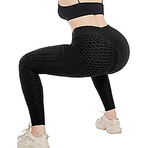 A AGROSTE Women V Cross Waist Butt Lifting Leggings Booty High Waisted Yoga Pants TIK Tok Leggings
