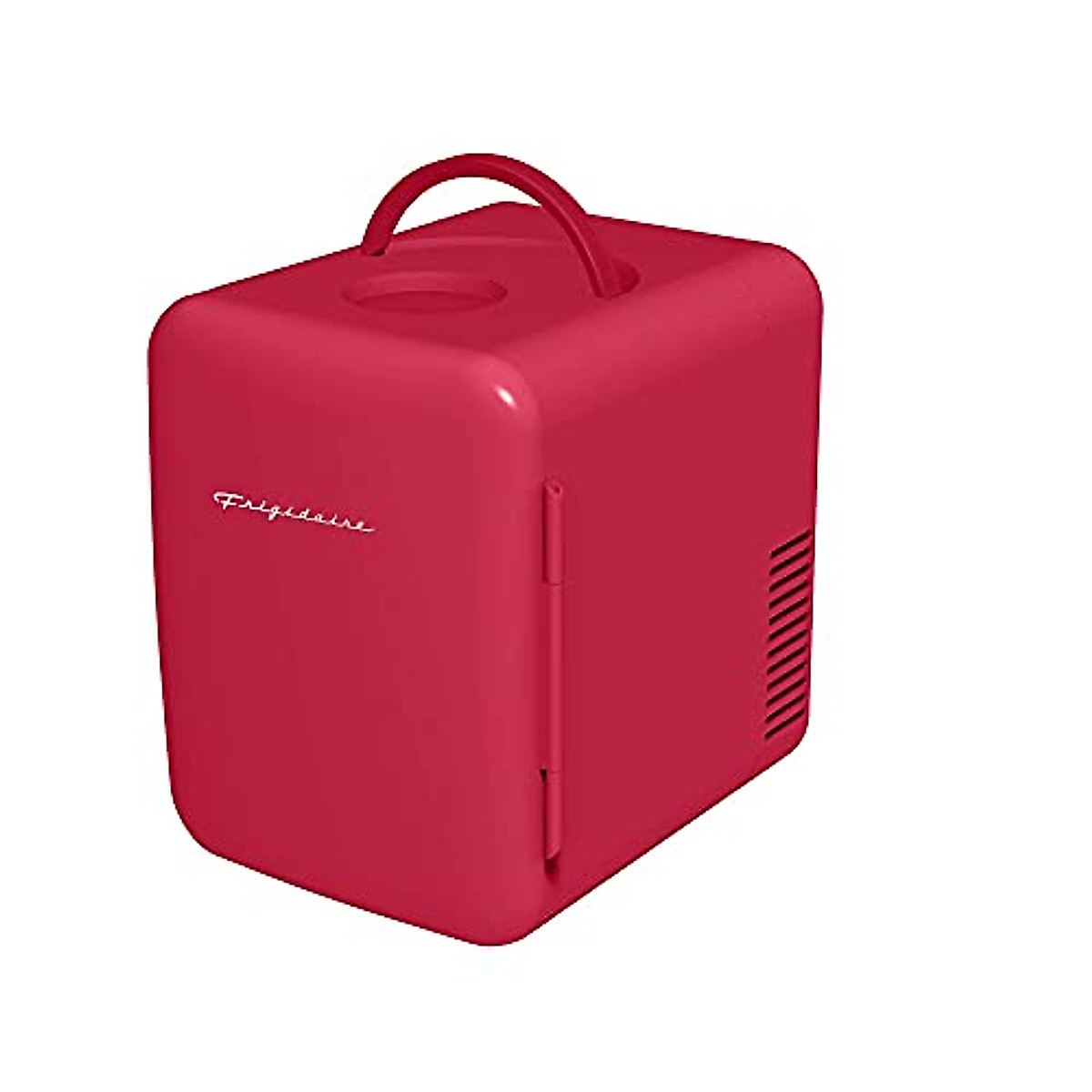 CURTIS EFMIS129-RED Frigidaire Retro Mini Compact Beverage Refrigerator, for Keeping Office Lunch Cool (RED) 1 gallon.