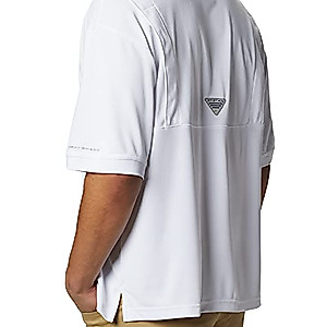 Columbia Men's Perfect Cast Polo,White,Small