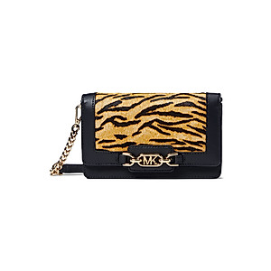 Michael Kors Heather Small Phone Chain Cross Body Marigold One Size