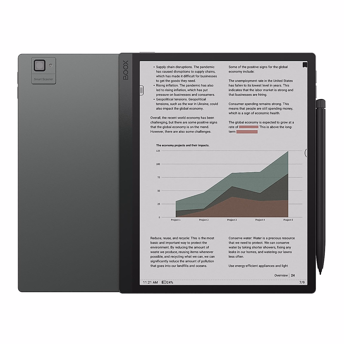 BOOX Tablet Tab Ultra C Pro ePaper Tablet PC 10.3 Digital Paper 6G 128G with Rear Camera Paper Tablet