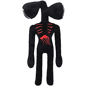 Siren Head Plush Figure Toy Stuffed Toy Doll for Kids Children -2PCS, Black&Red