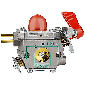 SIMPERAC 545081857 Carburetor for Poulan BVM200FE GBV345 Blower Carburetor for Craftsman 25cc Gas Blower 358794770 Replace for Zama C1U W43B with Air Filter