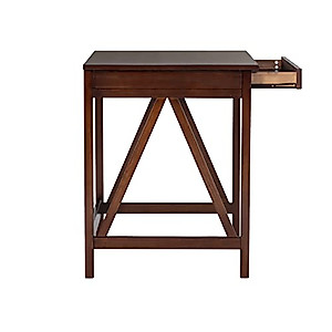 Linon Home Dcor Titian Laptop Desk, Antique Tobacco, 31.5" W x 24.02" D x 30" H