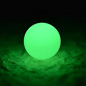 100 Pcs Luminous Fishing Beads, Round Night Fishing Glowing Balls Glow in Dark Fishing Lure Baits Fishing Tackle Bead Baits(8MM,Green)