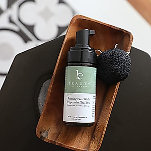 Foaming Face Wash - Peppermint Tea Tree Foaming Cleanser, Made with Hydrating Ingredients, Acne Face Wash for Women & Mens, Men Face Wash for Acne, Acne Cleanser, Natural Face Wash For Oily Skin