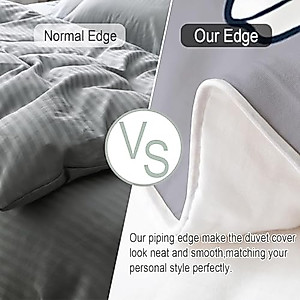 Southwest Style 100% Cotton Duvet Cover Twin Rustic Farmhouse Bedding Set Desert Cactus Plant Comforter Cover Country Cowboy Cowgirl Grey Bed Sets with 1 Pillowcase