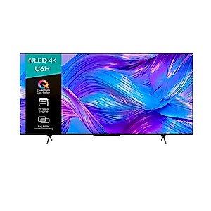 Hisense ULED Premium 55U7G QLED Series 55-inch Android 4K Smart TV with Alexa Compatibility, 1000-nit HDR10+, Dolby Vision & Atmos, 120Hz, HDMI 2.1, Game Mode Pro