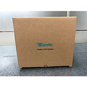 Wamife 4 in 1 Detachable Electric Milk Frother and Steamer, 13.5oz/400ml, Stainless Steel for Coffee Latte, Cappuccinos, Macchiato, Hot Chocolate, Dishwasher Safe