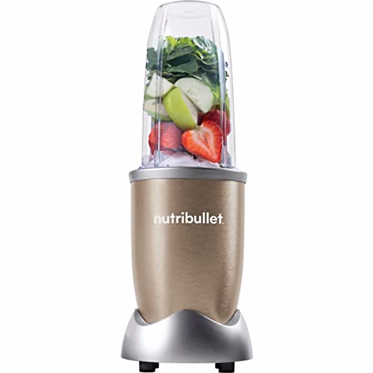 NutriBullet Pro - High-Speed Blender/Mixer System with Hardcover Recipe Book Included (900 Watts) (Renewed)