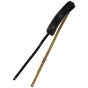 Fender Standard Vintage Guitar Strap, Black Leather