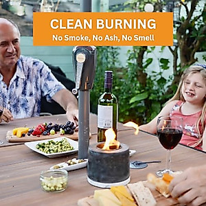 ROUNDFIRE Premium 12 x 1 Liter - Bioethanol Fuel for fireplaces, Stoves and Burners (12 Quart)