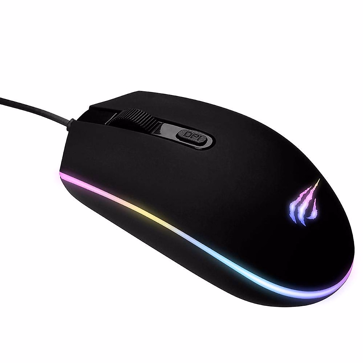 RGB Gamer Mouse, 4 Buttons, 800-1000-1200 DPI, USB, HAVIT, MS1003