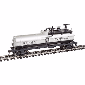 Walthers Trainline HO Scale Model Firefighting Car Ready to Run Denver & Rio Grande Western #Ax 2946 (Silver, Black)