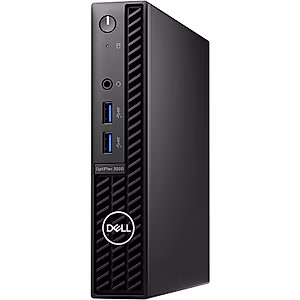 Dell OptiPlex 3000 MFF Micro Desktop Computer - 12th Gen Intel Core i7-12700 12-Core 4.90 GHz CPU, 8GB DDR4 RAM, 256GB SSD + 2TB HDD, Intel UHD Graphics 770, Wi-Fi 6 + Bluetooth 5.2, Windows 11 Pro