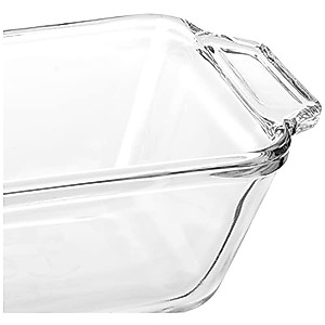 Anchor Hocking 1.5-Quart Oven Basics Loaf Dish, Set of 3, Clear