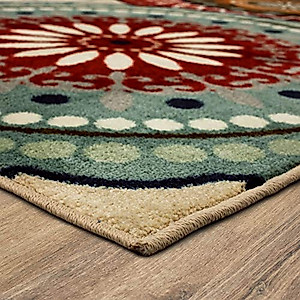 Mohawk Home Suzani Area Rug, 7'6x10', Blue