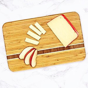 Totally Bamboo Aruba Bamboo Serving and Cutting Board, 12-1/2" x 8"