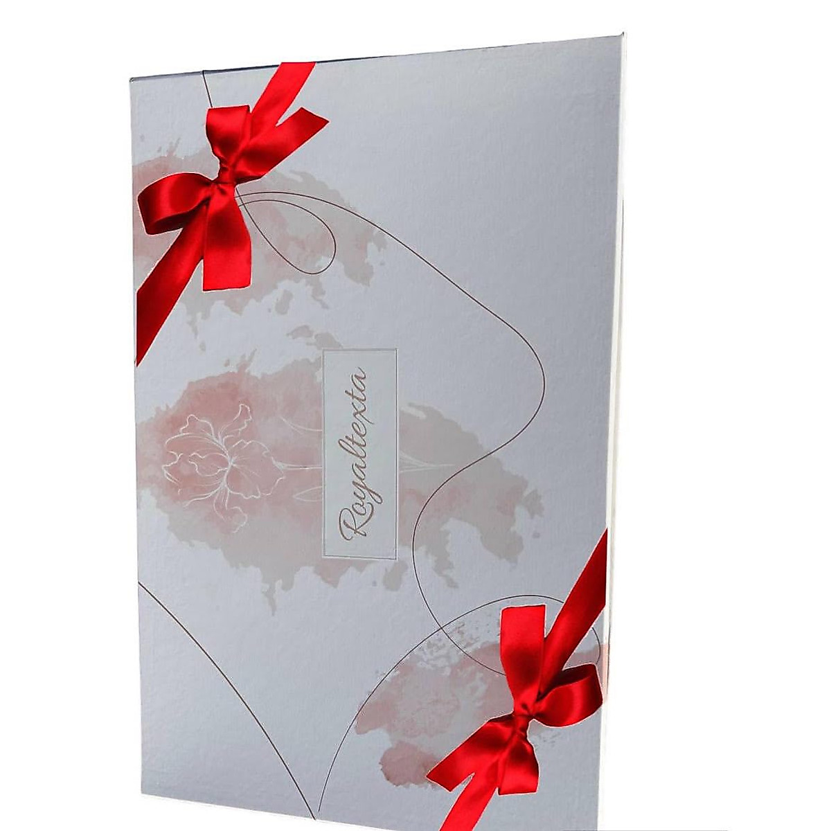 Royaltexta- 100% Organic Bed Sheets California Queen Sheet Set, Bedsheets, 8 Piece Set, Solid Crisp Percale Weave Sheets, Hotel Like Sheets, Deep Pocket Sheets (Fits Upto 15" Mattress)