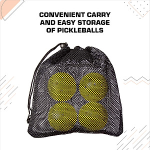 Amazin' Aces Pickleball Wood Paddle Set of 2- Pickleball Paddle Set includes Wood Pickleball Paddles, 4 Pickleballs, 1 Mesh Carry Bag, and 1 Quality Box (2 Pack)