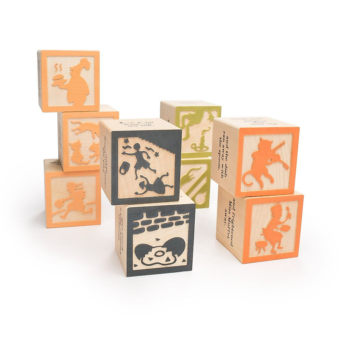 Uncle Goose Nursery Rhyme Blocks - Made in The USA