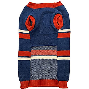 Pets First NFL Buffalo Bills Dog Sweater, Size Extra Small. Warm and Cozy Knit Pet Sweater with NFL Team Logo, Best Puppy Sweater for Large and Small Dogs, Team Color (BUF-4179-XS)