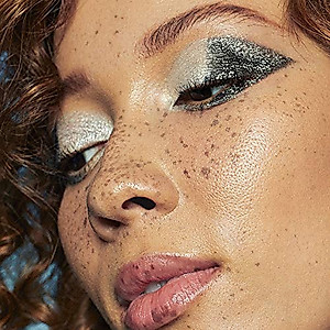 e.l.f. Liquid Glitter Eyeshadow, Long Lasting, Quick-Drying, Opaque, Gel-Based Eyeshadow For Creating High-Impact, Multi-Dimensional Eye Looks, Black Magic, 0.10 Fl Oz