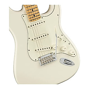 Fender Player Stratocaster SSS Electric Guitar, with 2-Year Warranty, Polar White, Maple Fingerboard