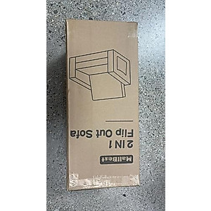 MallBest Kids Sofas Toddler Couch Bed Baby's Upholstered Chair Sleepover Couch Flipout Open Recliner(Pink/Rainbow)