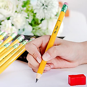 Mr. Pen- Jumbo Pencils, 10 Pencils and 1 Sharpener, Big Pencil, Fat Pencils, Jumbo Pencils for Preschoolers, Fat Pencils for Kindergarten, Thick Pencils, Big Pencils for Preschoolers, Large Pencil.