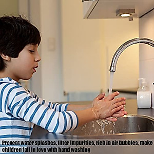 4 Piece Kitchen and Bathroom Faucet Aerators, 2 Pcs Aerator Filter Replacement Parts with Brass Housing 55/64" 22mm Female Bathroom Aerator Faucet Filter with Washer for Kitchen and Bathroom