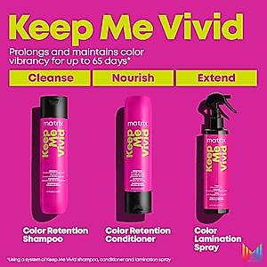 Matrix Keep Me Vivid Conditioner | Deeply Nourishes Hair, Prevents Fading & Protects Color | For Dry, Semi-Permanent and Color Treated Hair | Salon Professional Conditioner