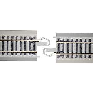 Bachmann Trains - Snap-Fit E-Z TRACK 28” RADIUS 18 DEGREE CURVED TRACK (5/card) - NICKEL SILVER Rail With Gray Roadbed - HO Scale