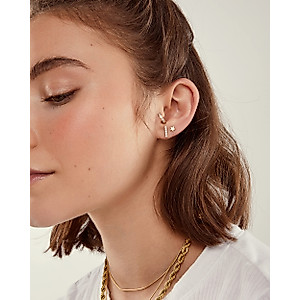 Tini Lux | Hypoallergenic Earrings | Titanium Castor Star Studs | Silver Tiny Star | Titanium Stud Earrings for Women | Silver Earrings Studs, Sensitive Ears, Trendy Womens Earring Set