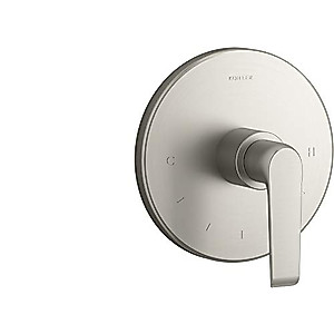 Kohler K-T97022-4-BN Avid Thermostatic Valve Trim with Lever Handle