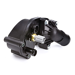 Thermostat Housing with Sensor Assembly for 2002-2010 Ford Explorer, Mercury Mountaineer 4.0L 2L2Z8592AA 2L2Z8592BA