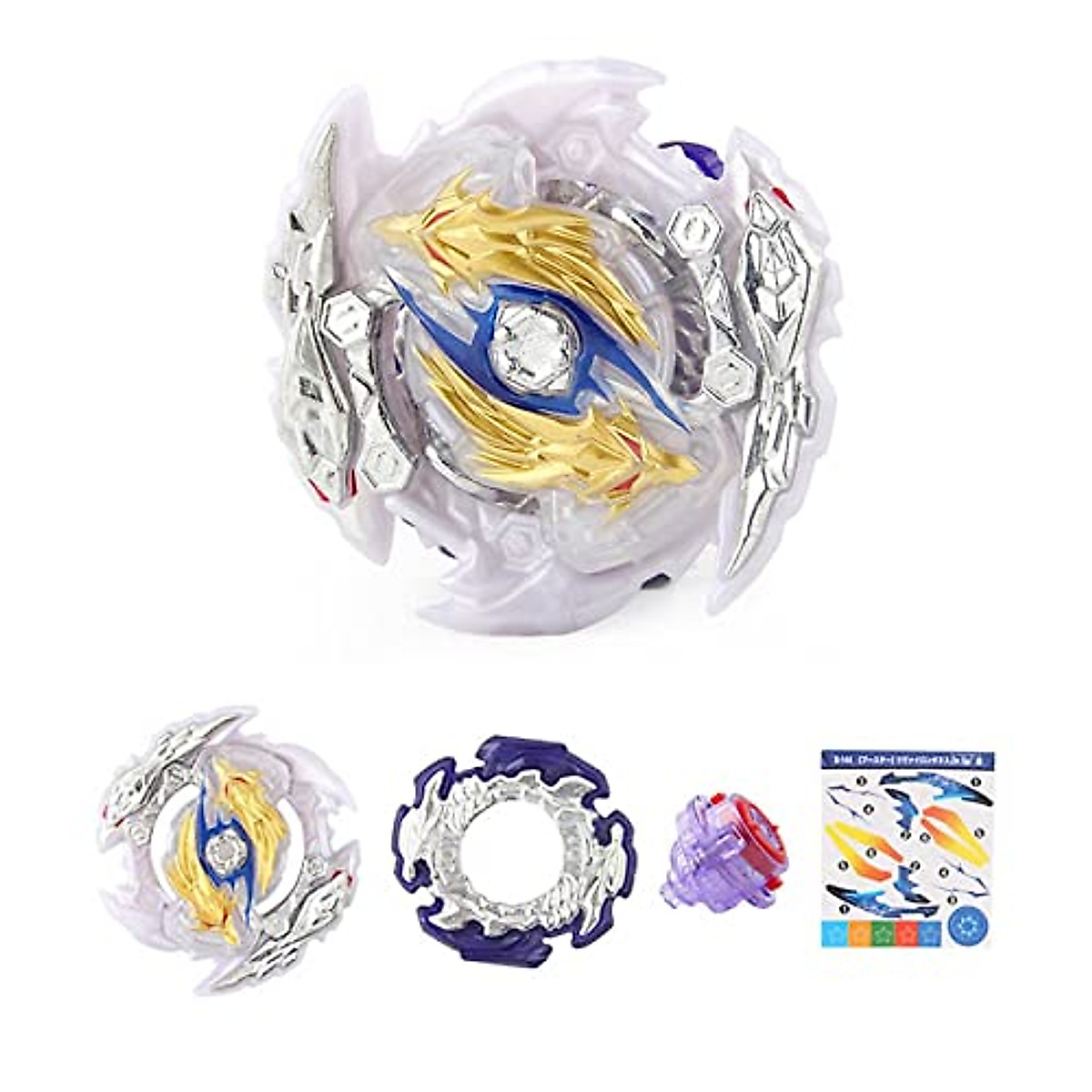 Spinning Top Toys - Bey Burst Starter B-144 Booster Zwei Longinus.Dr.Sp Battling Toys Gaming Tops Gyro Bay Brust Battle Toy (B-144)