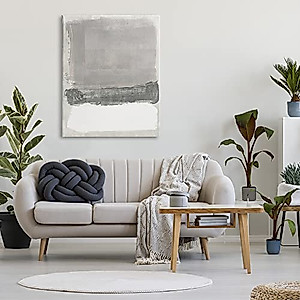 Stupell Industries Blocked Neutral Tones Abstract Brushstrokes Shapes, Design by Jennifer Paxton Parker